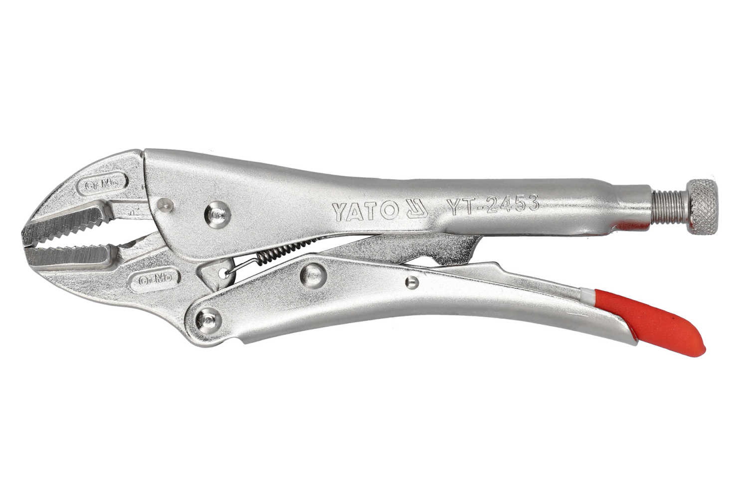 YATO YT-2453 short locking pliers, straight jaws, 250mm - UNITRAILER