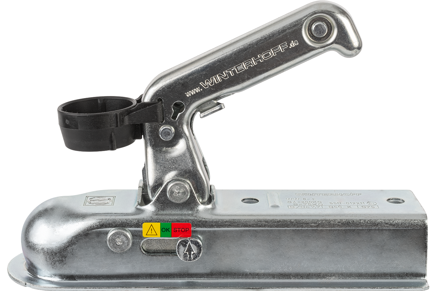 High-quality, robust coupling heads for square drawbars