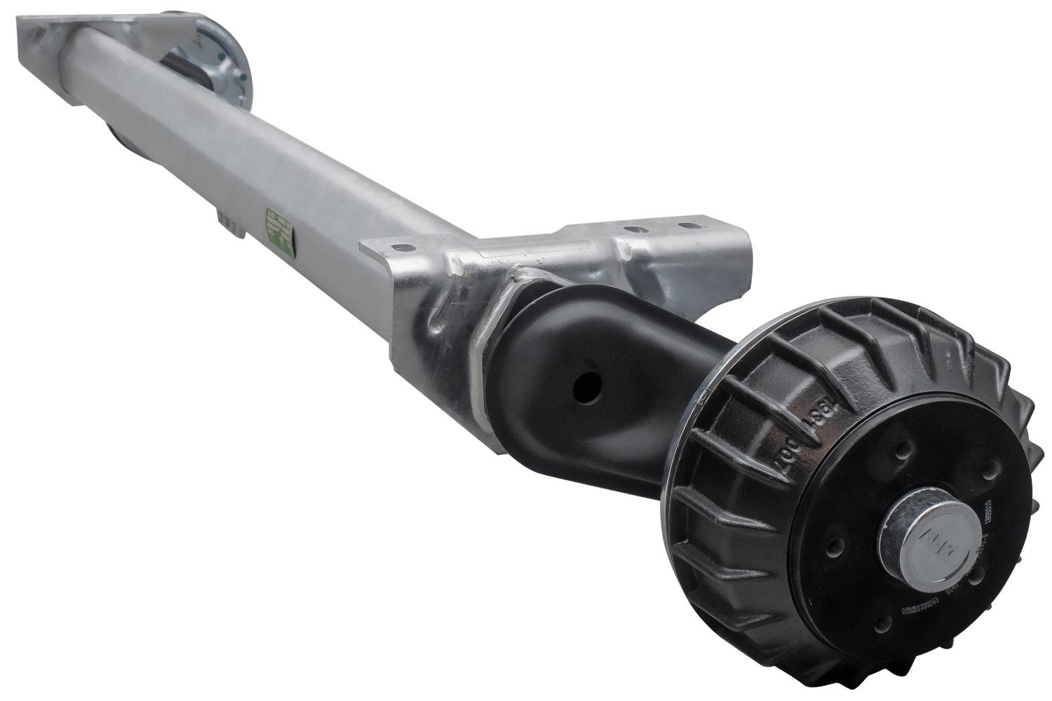 Braked axles for trailers with rubber torsion bars - Unitrailer