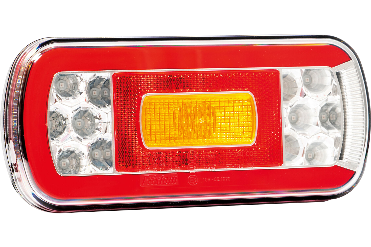 Rear light FRISTOM FT-130 PM LED 6 functions universal - UNITRAILER