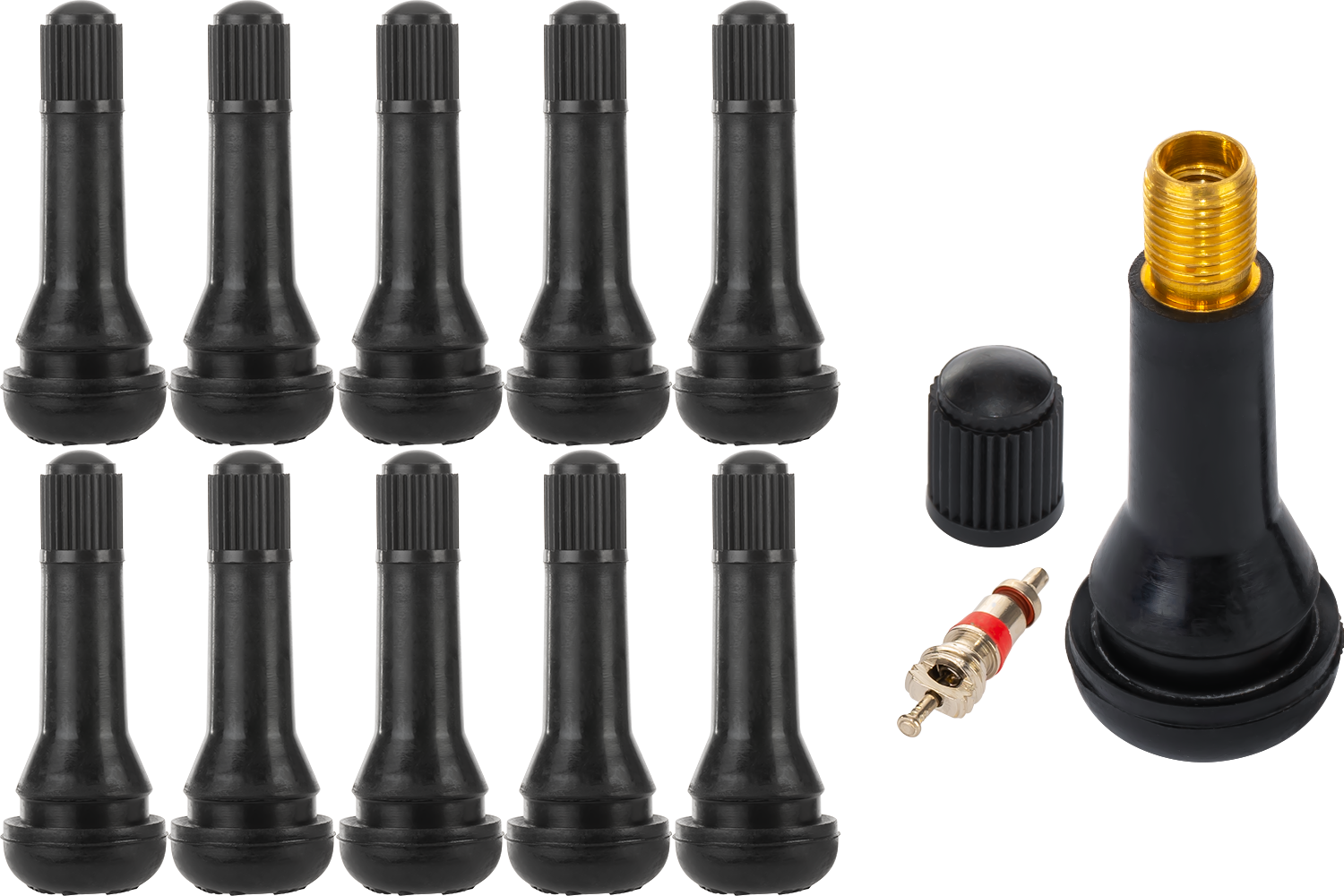 TR 414 STANDARD car valves, set of 10 pcs - UNITRAILER