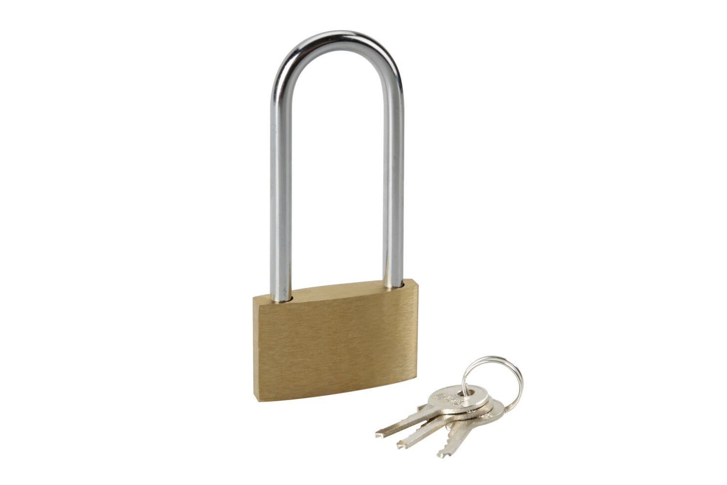 Brass padlock 50mm LAMP BASIC XL, ear diameter 30mm - UNITRAILER