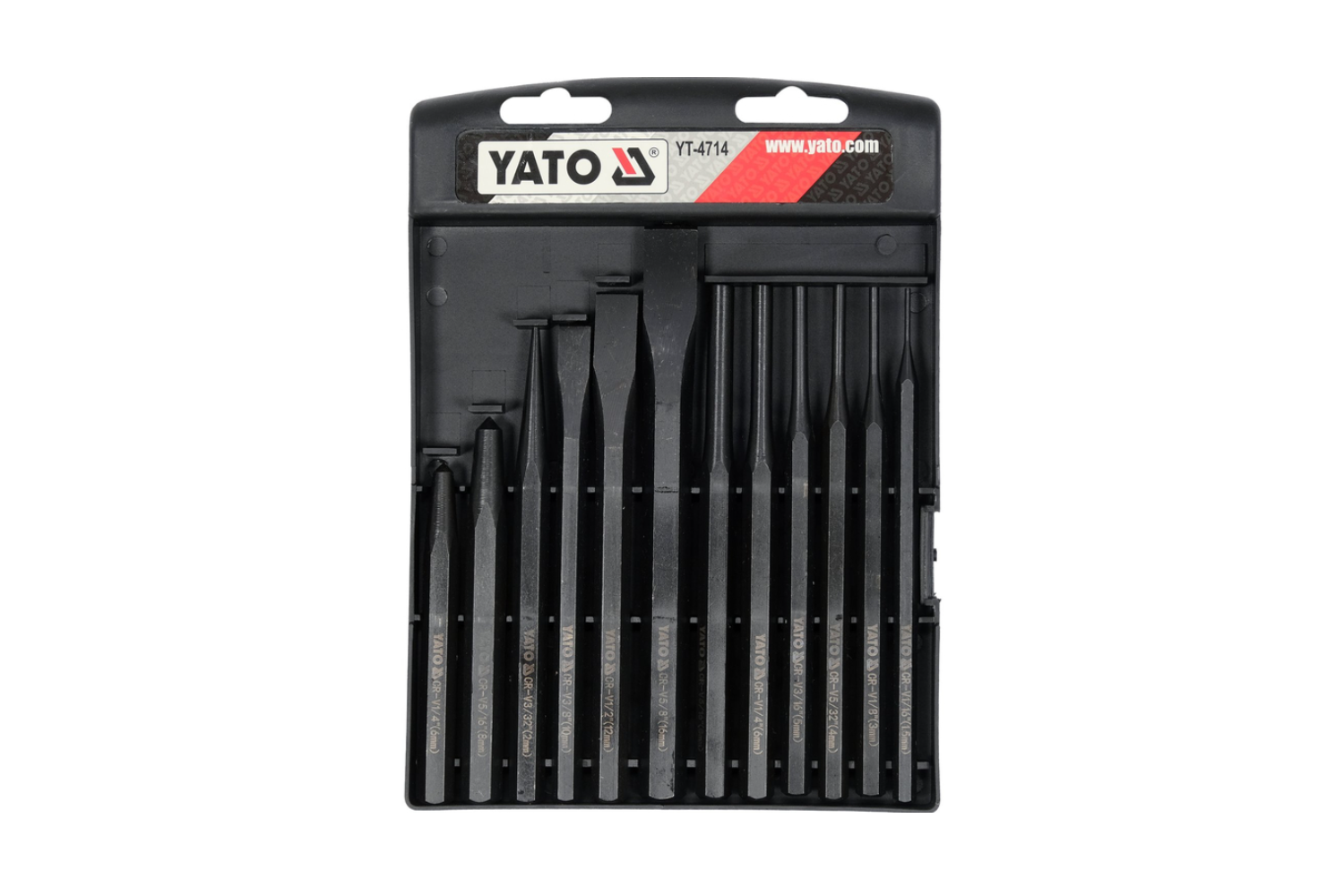 YATO YT-4714 chisels and punches, set of 12. - UNITRAILER