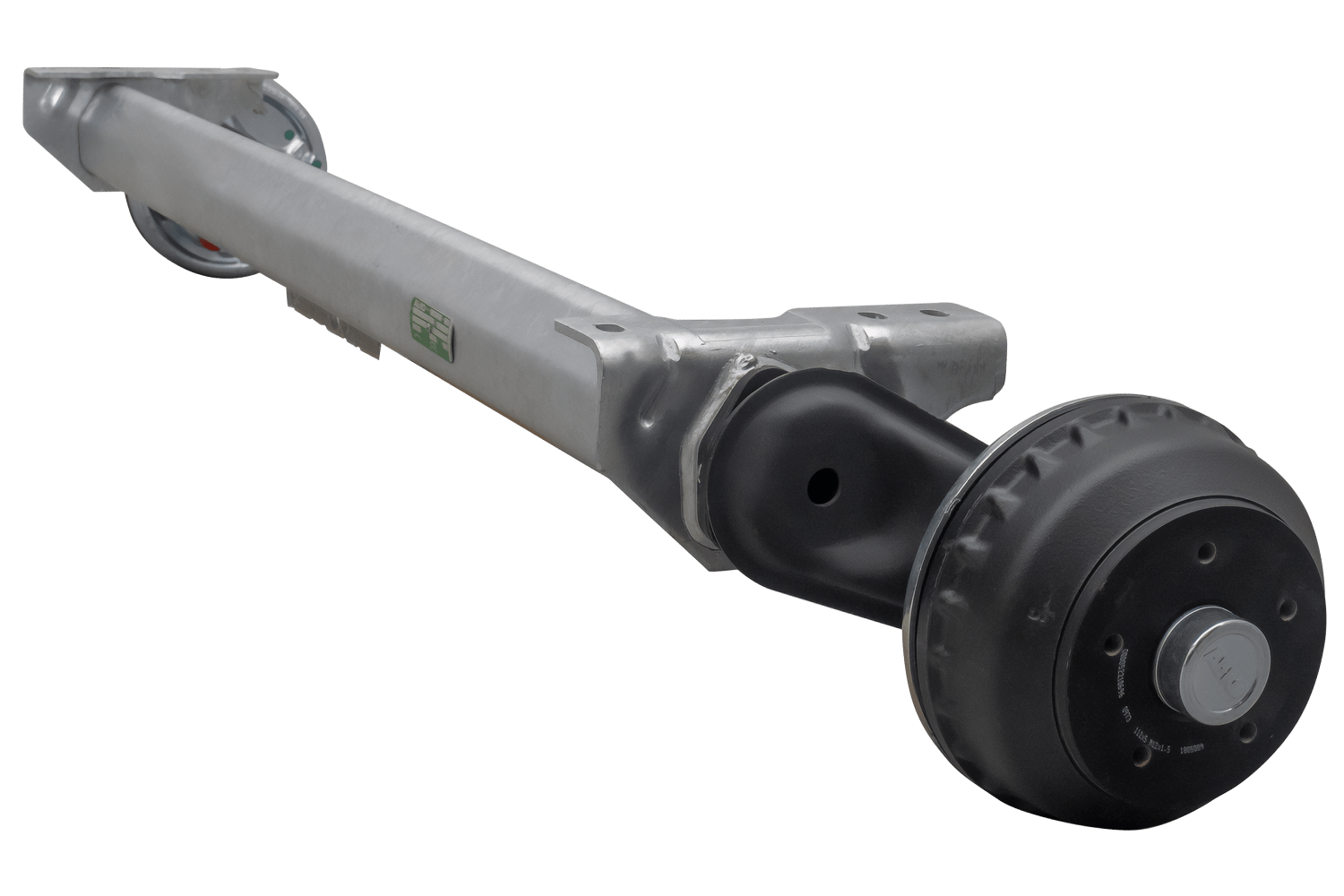 AL-KO COMPACT braked axle for trailer/carriage 1350kg 1300mm 1750mm ...