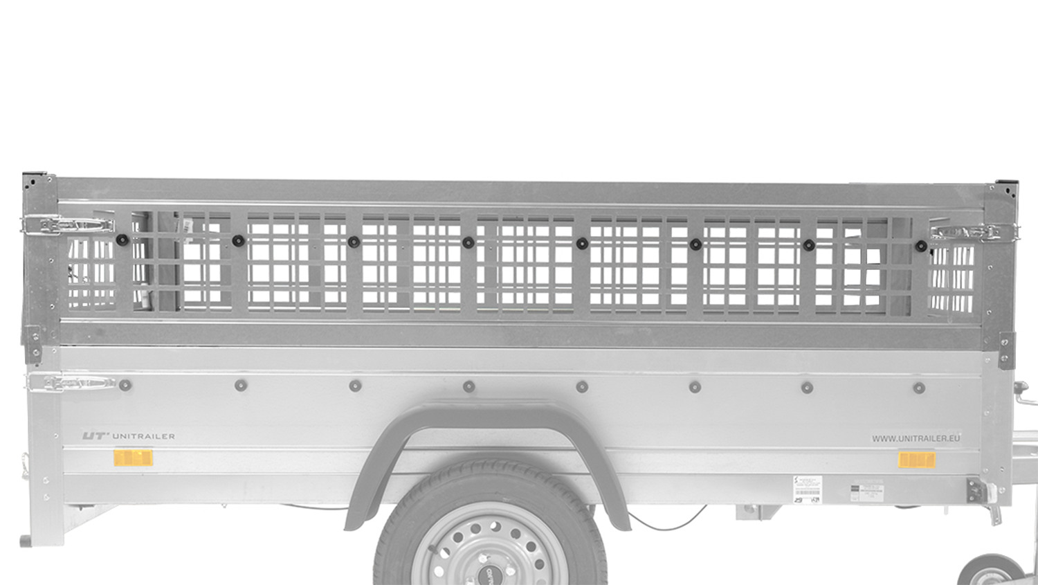 Mesh sides for the UNITRAILER GARDEN TRAILER 230 KIPP trailer - UNITRAILER