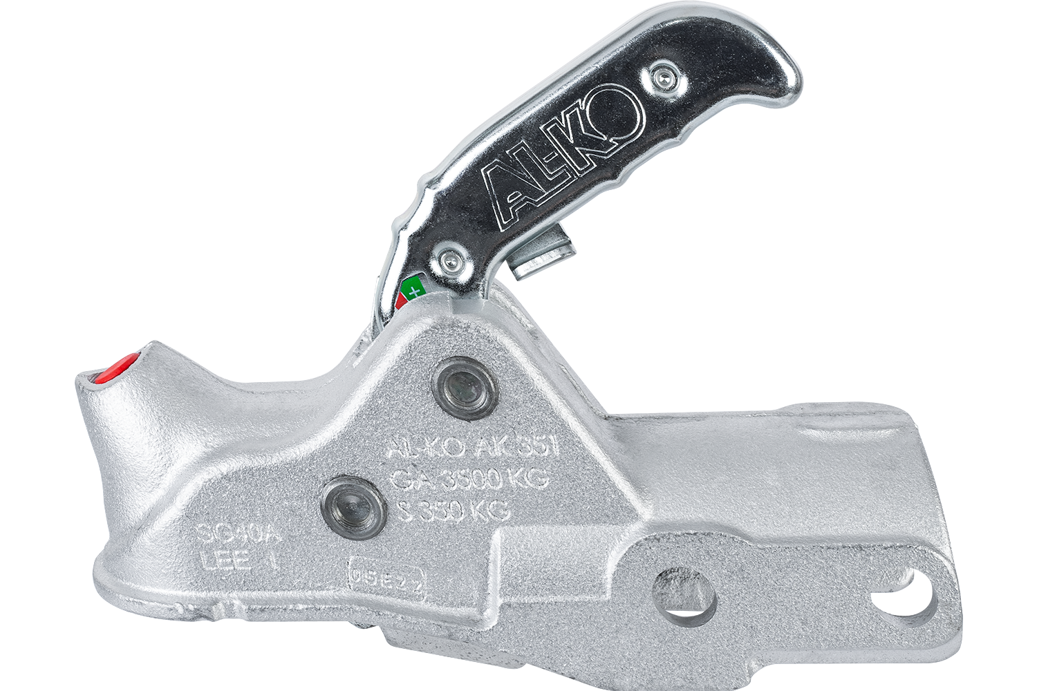 AL-KO AK351 ball hitch for 3500kg trailer with 60mm pipe drawbar, cast ...