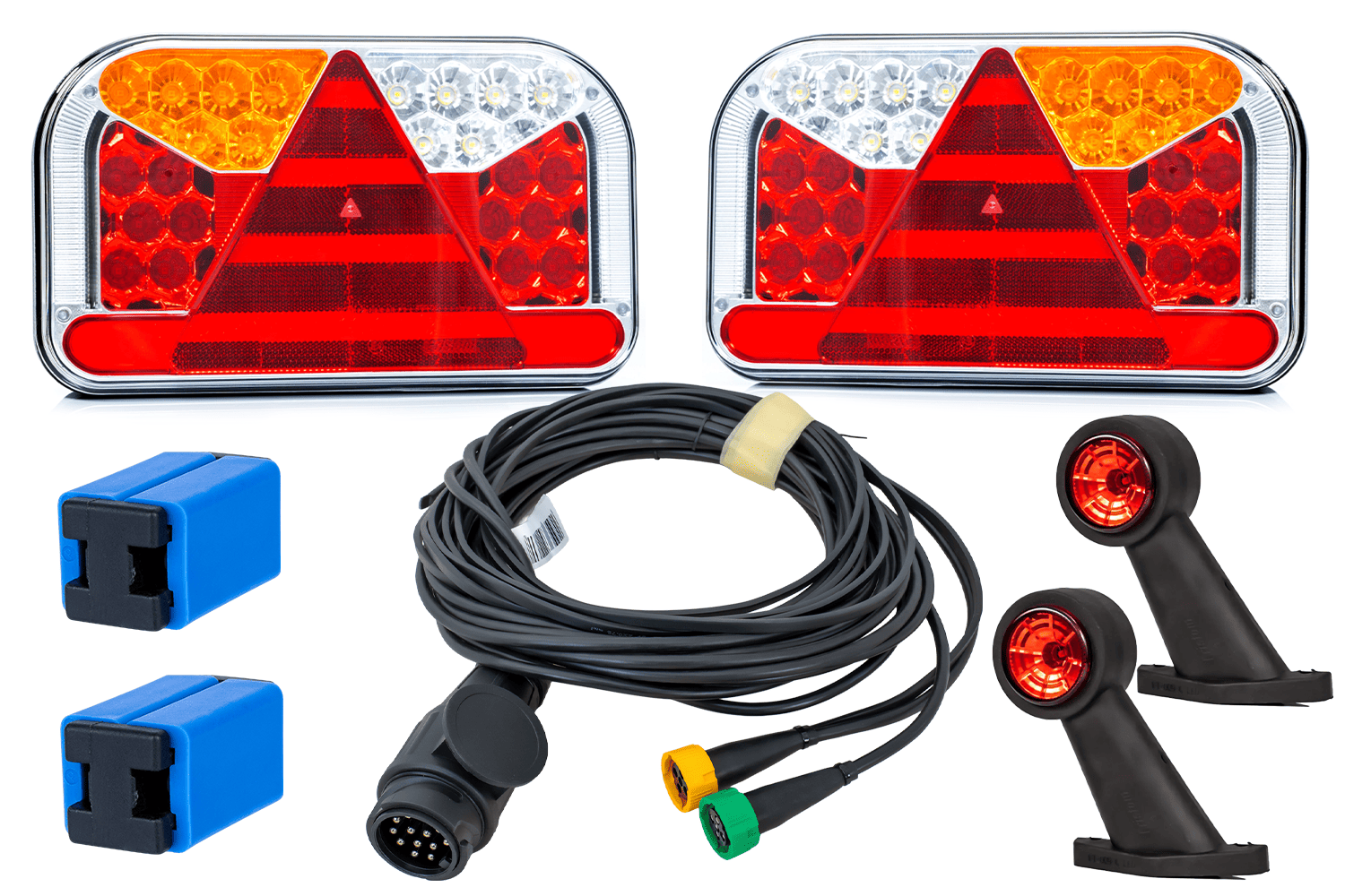 Light set: FRISTOM FT-170 LED rear lights + FRISTOM FT-009 LED side ...