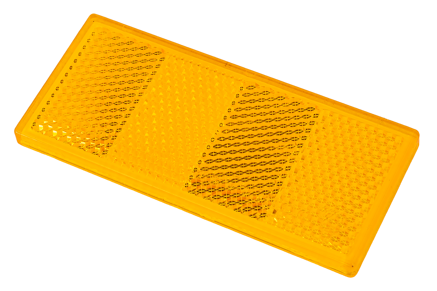 Rectangular orange side reflector for trailers 90 x 40 mm - UNITRAILER