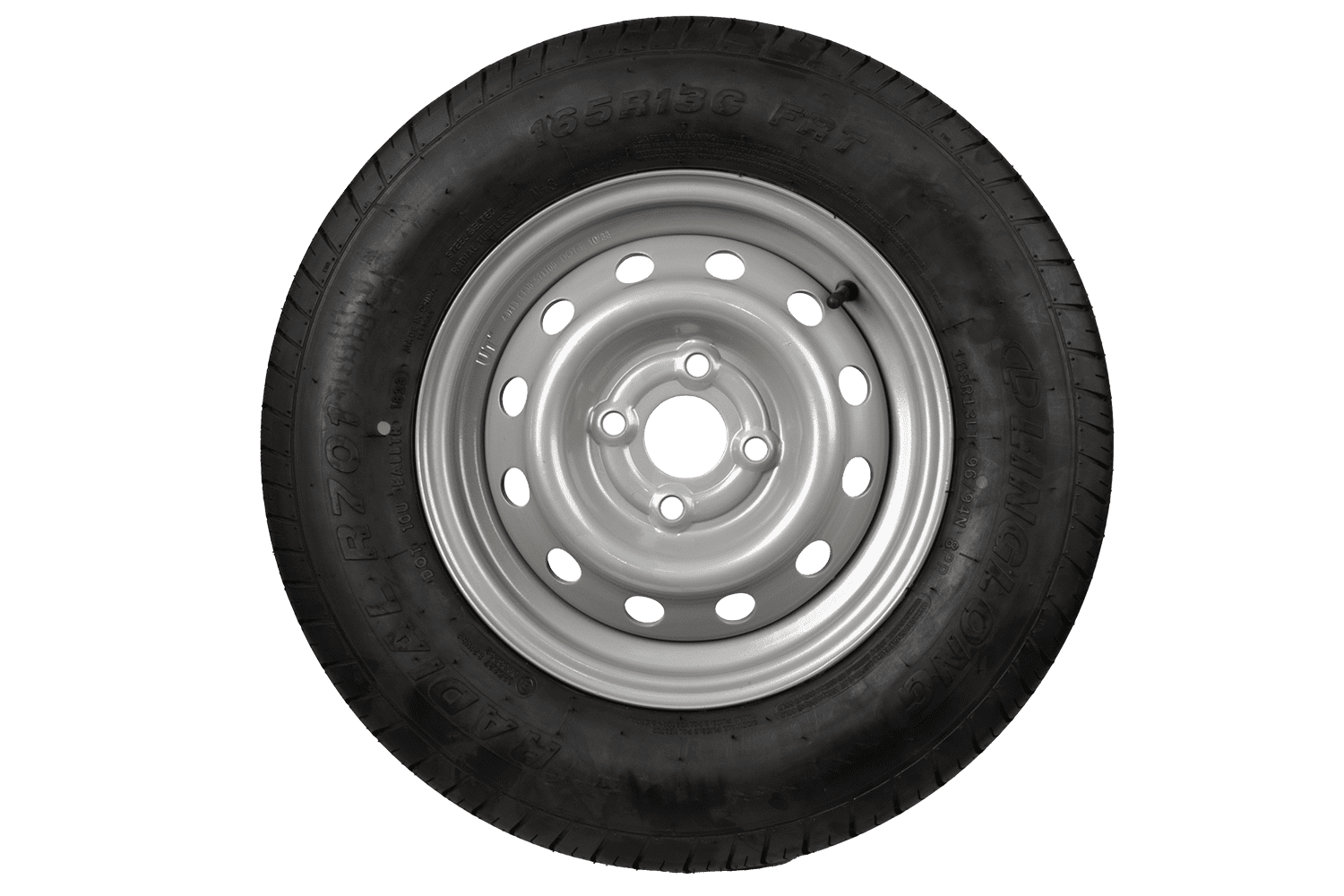 Trailer wheel TIRE LINGLONG 165/80 R13C 96/94N RIM UNITRAILER 4Jx13 ...