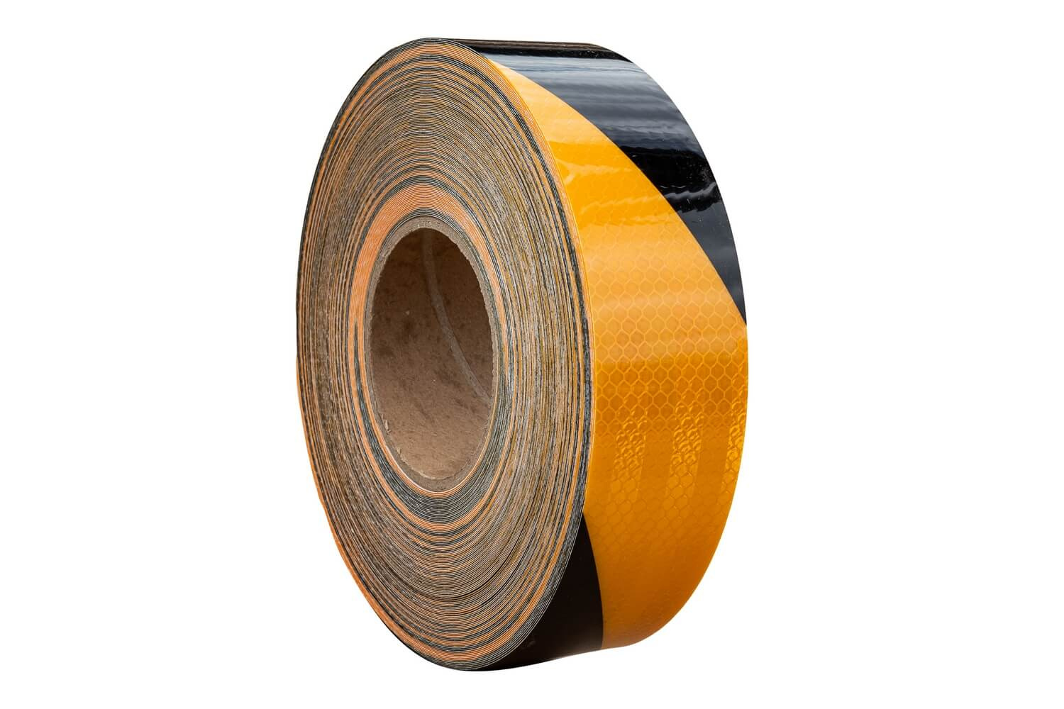 Yellow-black reflective tape - 1 metre stripe - UNITRAILER