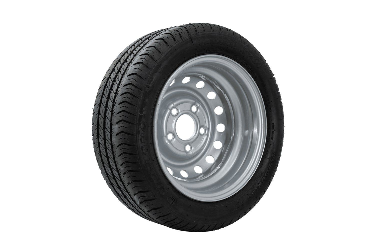 Reinforced wheel for trailer TIRE LINGLONG 195/50 R13C 104/101N RIM UNITRAILER 5.5Jx13"H2 5x112 ...